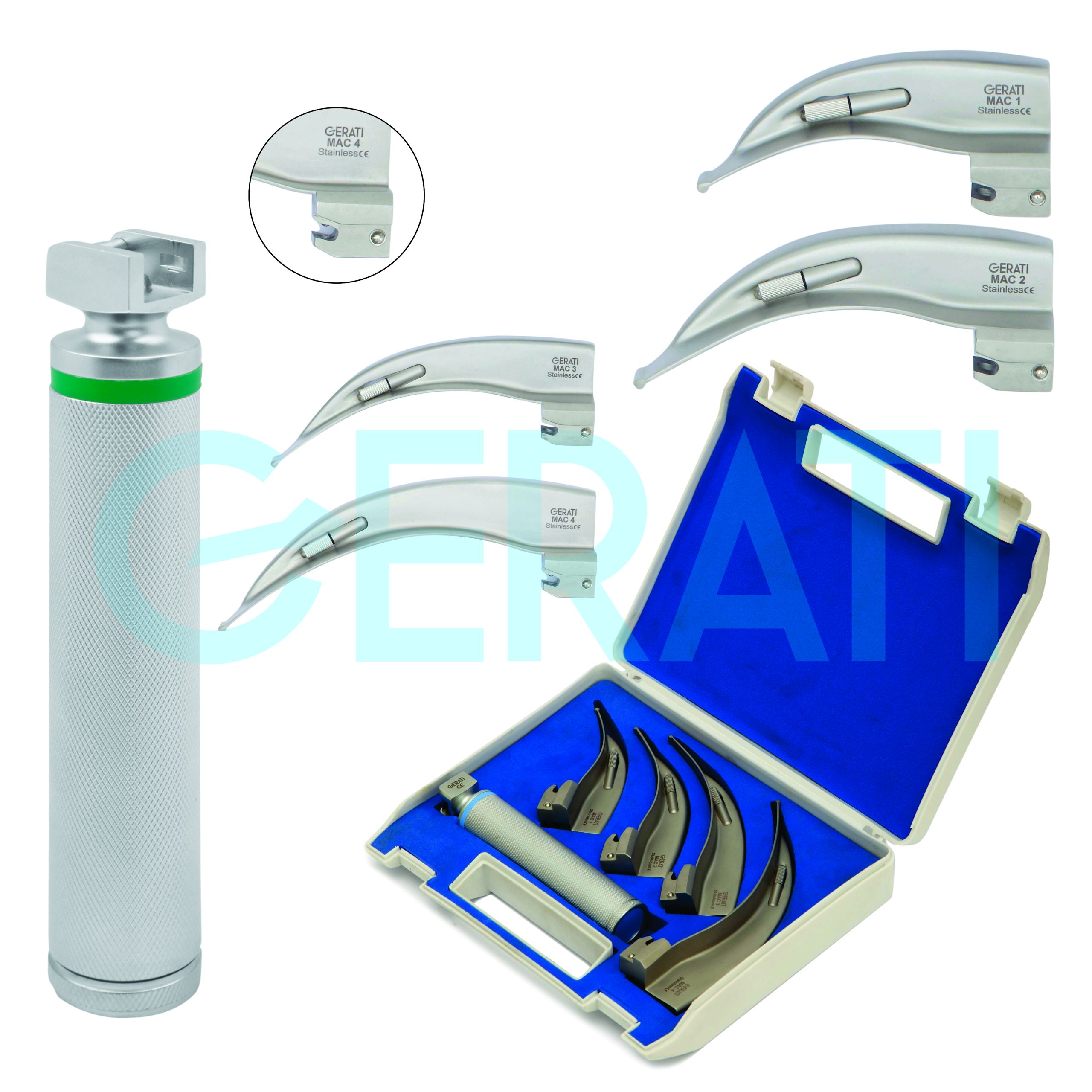 Laryngoscope Mcgrath AA Pro Fiber Optic Laryngoscope Set - Macintosh ...